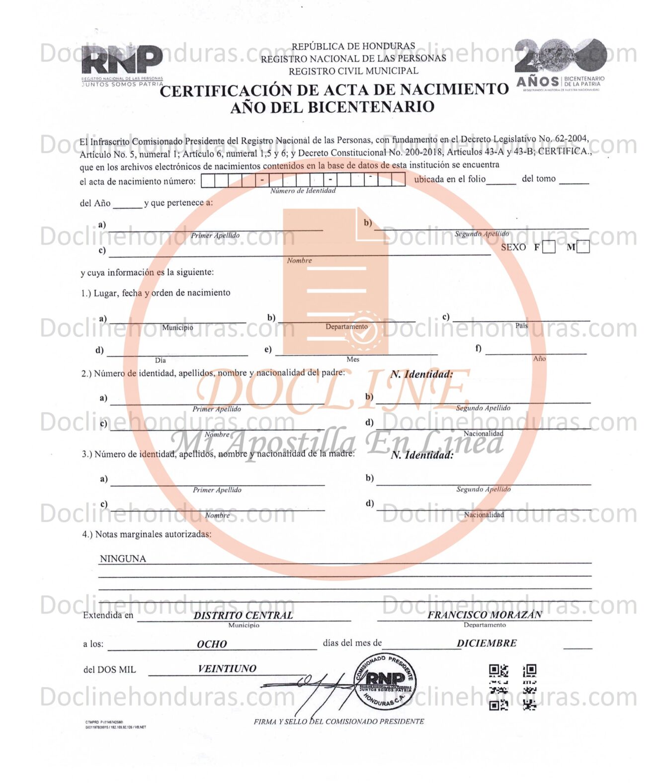 Certificacion De Acta De Nacimiento Honduras – Eroppa Certificacion De Acta De Nacimiento Honduras – Eroppa
